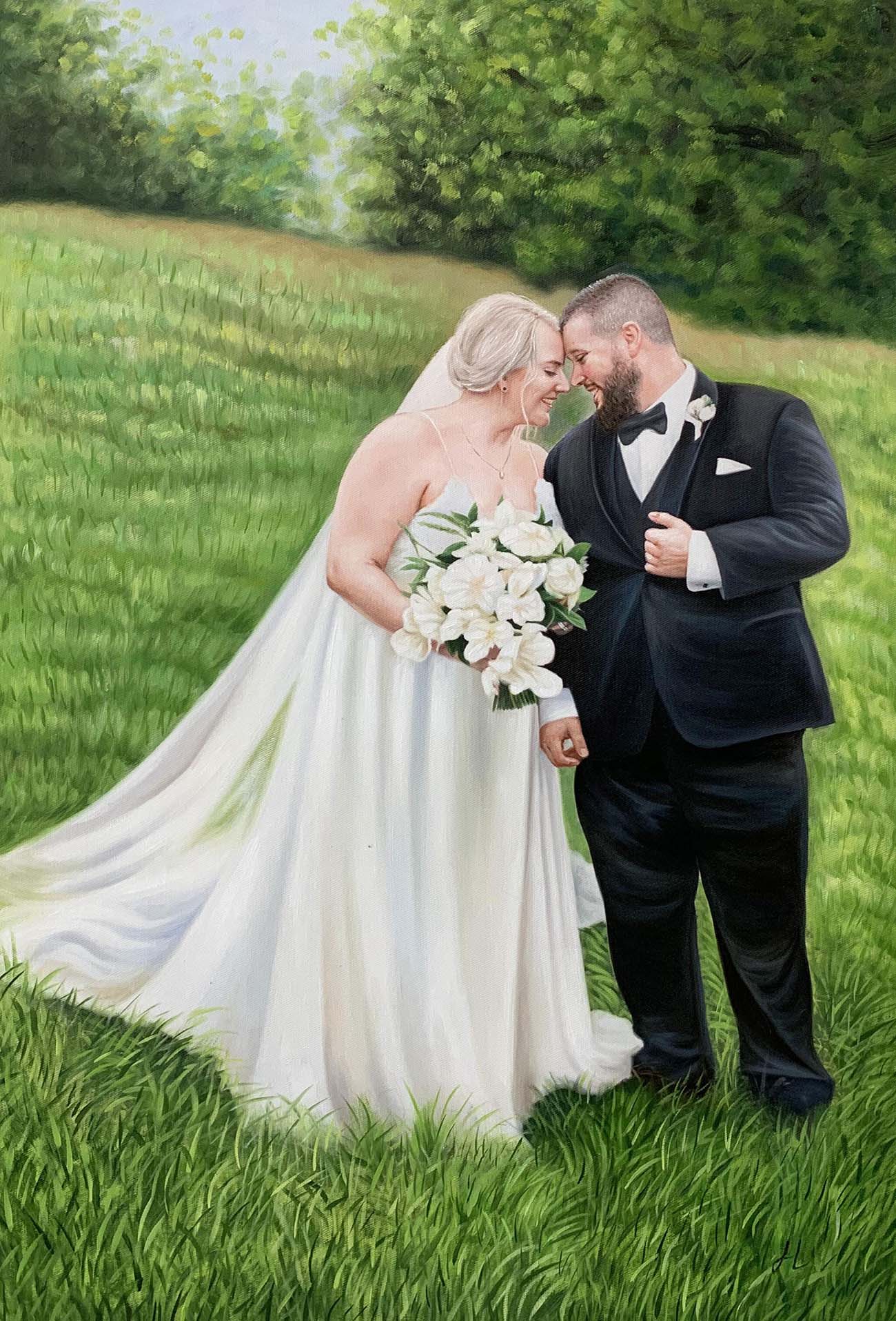 Wedding Portraits with Lost Loved Ones | PaintYourLife | Paint your life