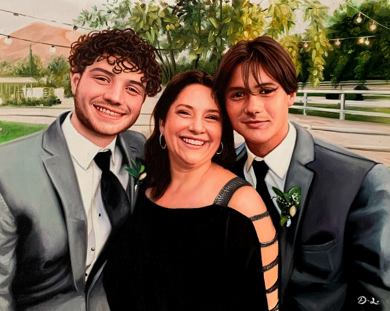 Parents & Children Portraits | Paint your life