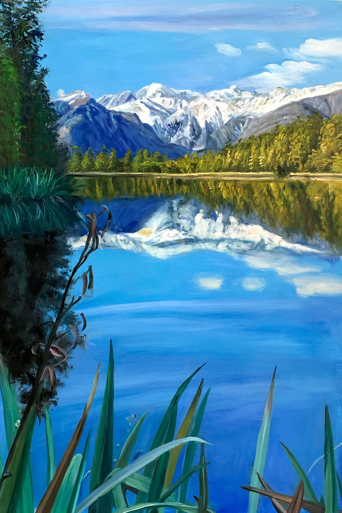 Acrylic Landscape Portraits, 100% Hand-Painted By Real Artists
