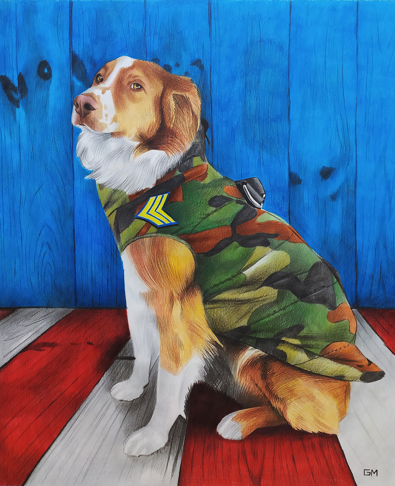 Dog Portraits In Color Pencil - PaintYourLife