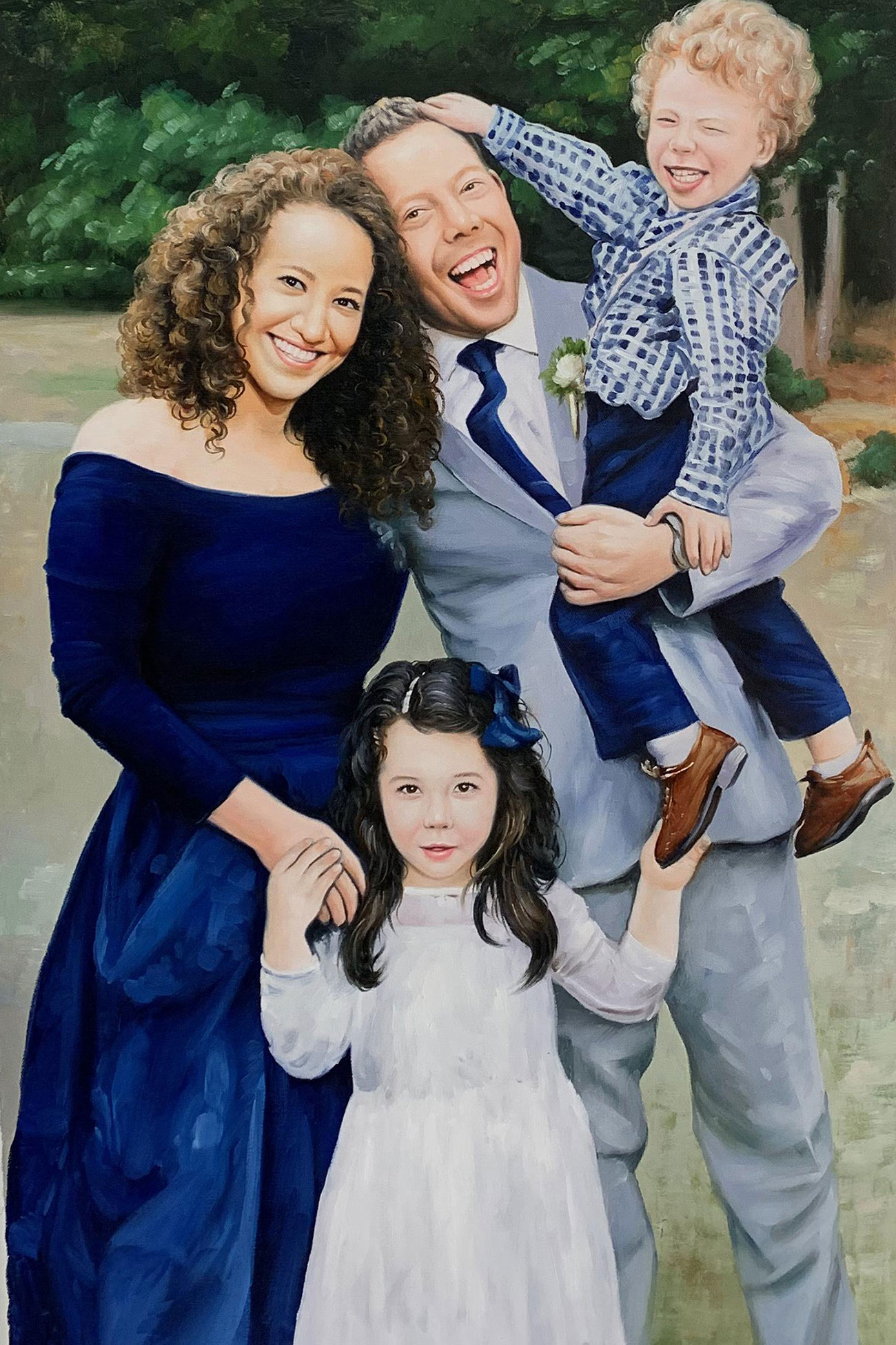 Parents & Children Portraits | Paint your life