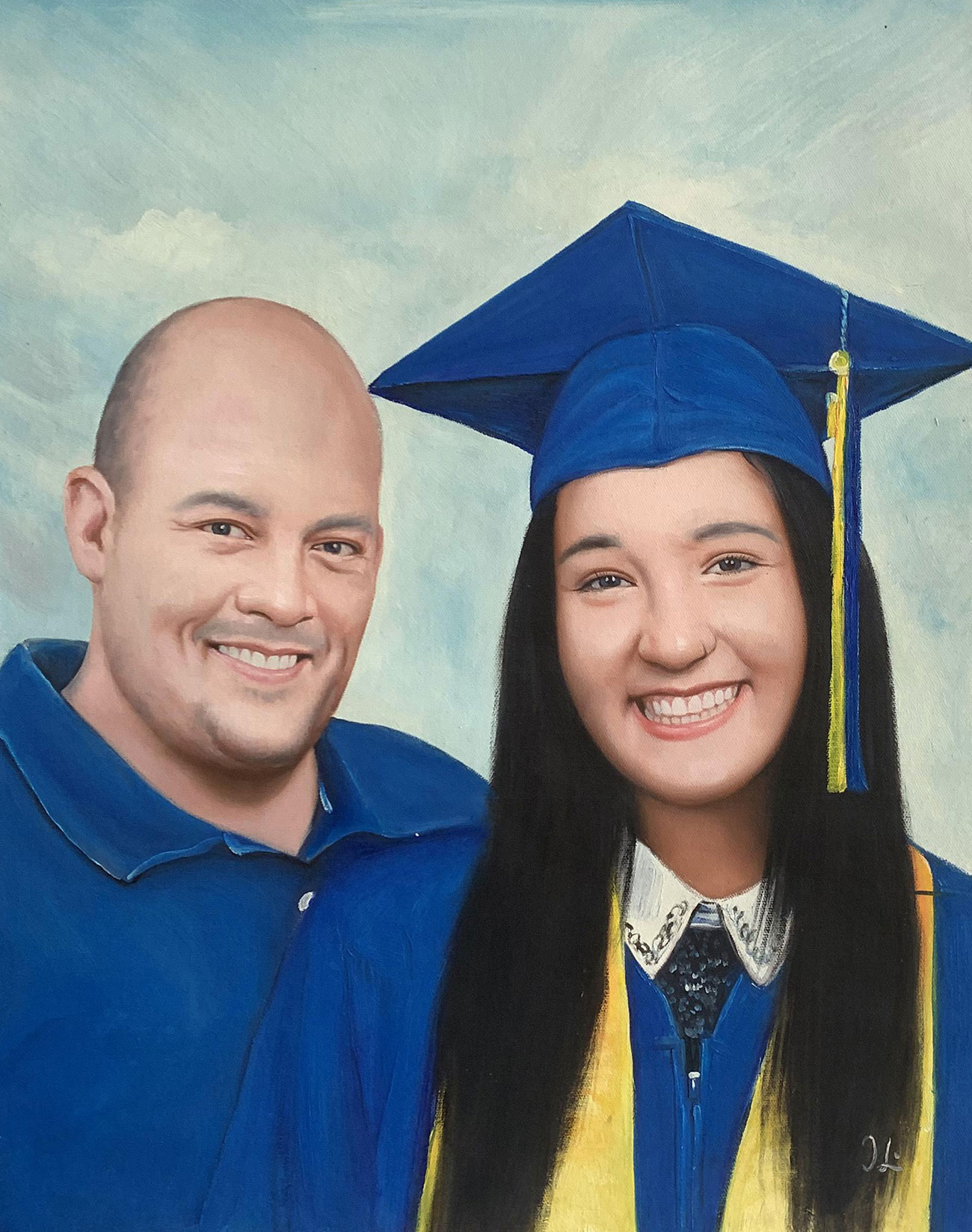 Graduation Portraits with Lost Loved Ones | PaintYourLife | Paint your life