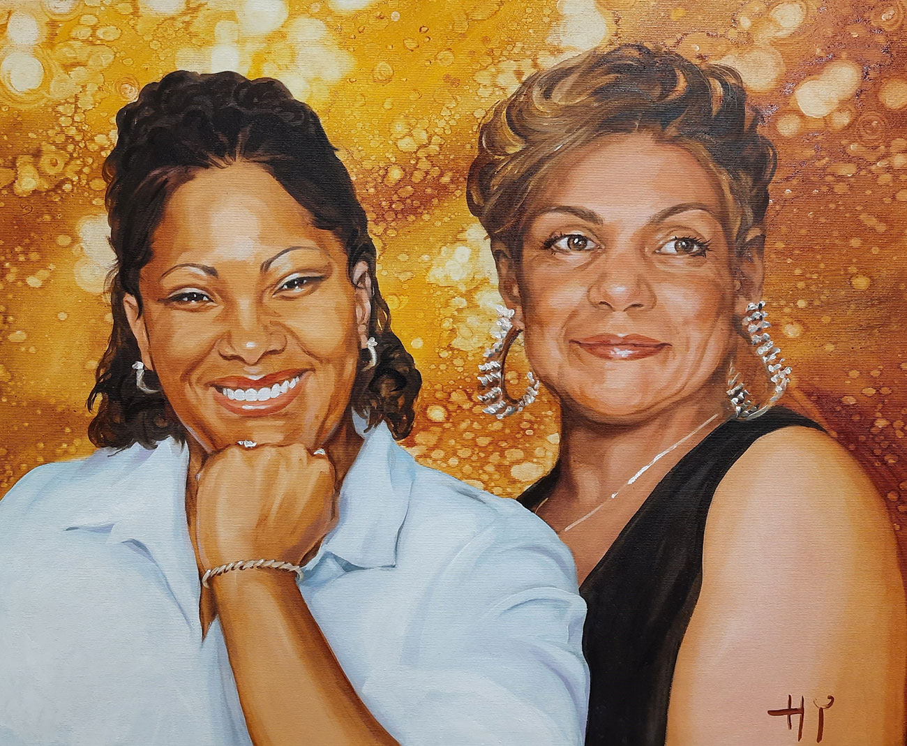 Custom Friends Paintings | Oil Portraits | Paint Your Life | Paint your ...