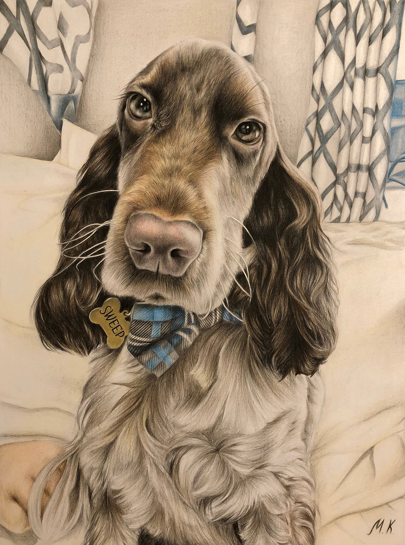 Gallery of Hand Painted Dog Portraits | Paint your life