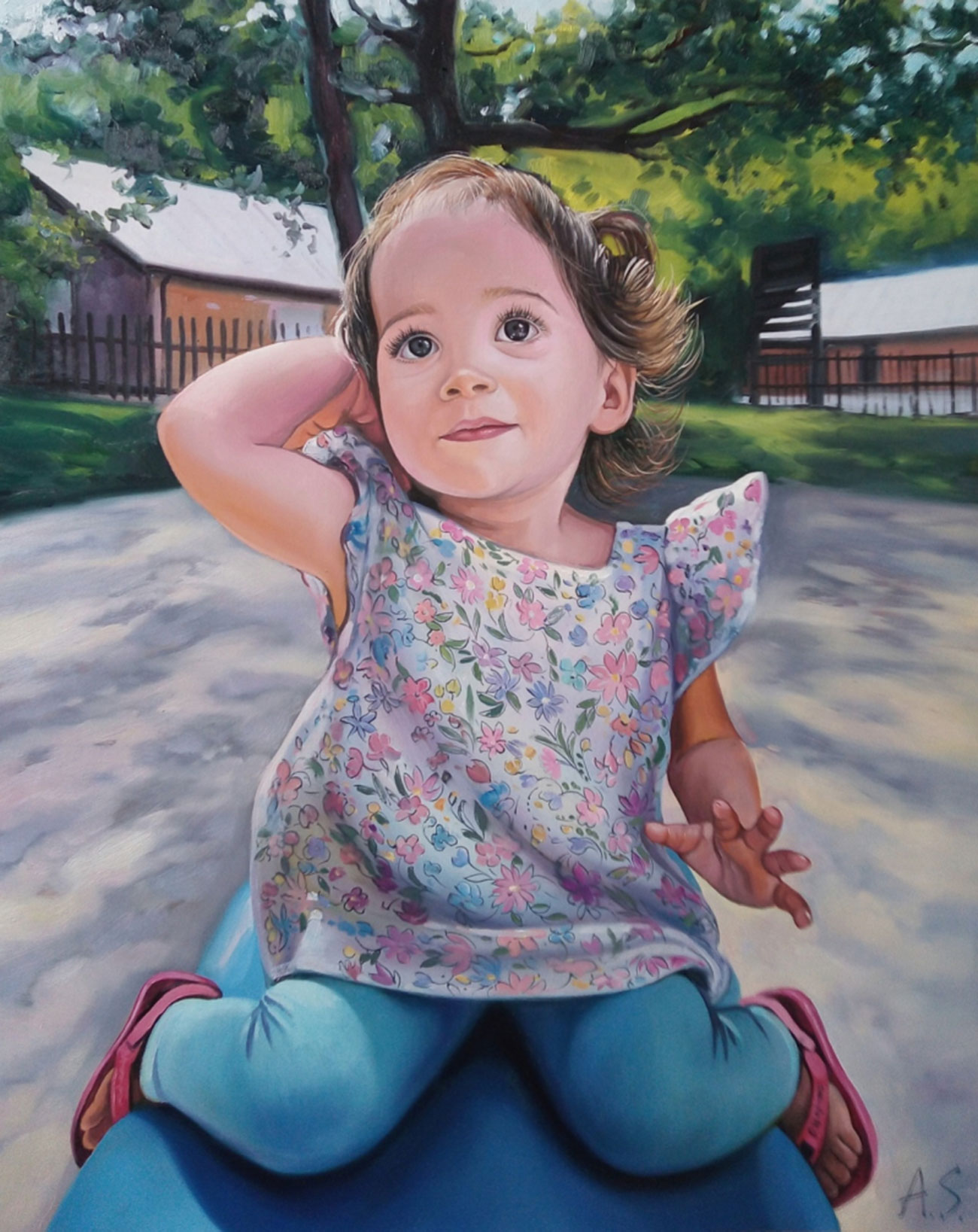 Custom Child Portraits, 100% Hand-Painted By Real Artists | Paint your life