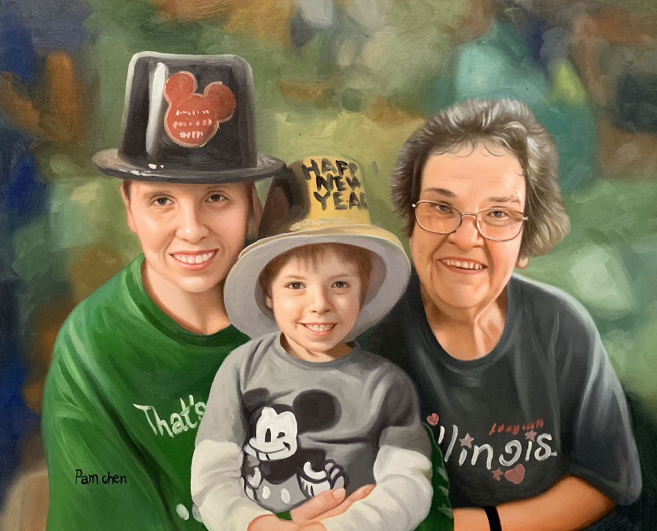 Hand-painted Portraits of Cherished Moments | PaintYourLife | Paint ...