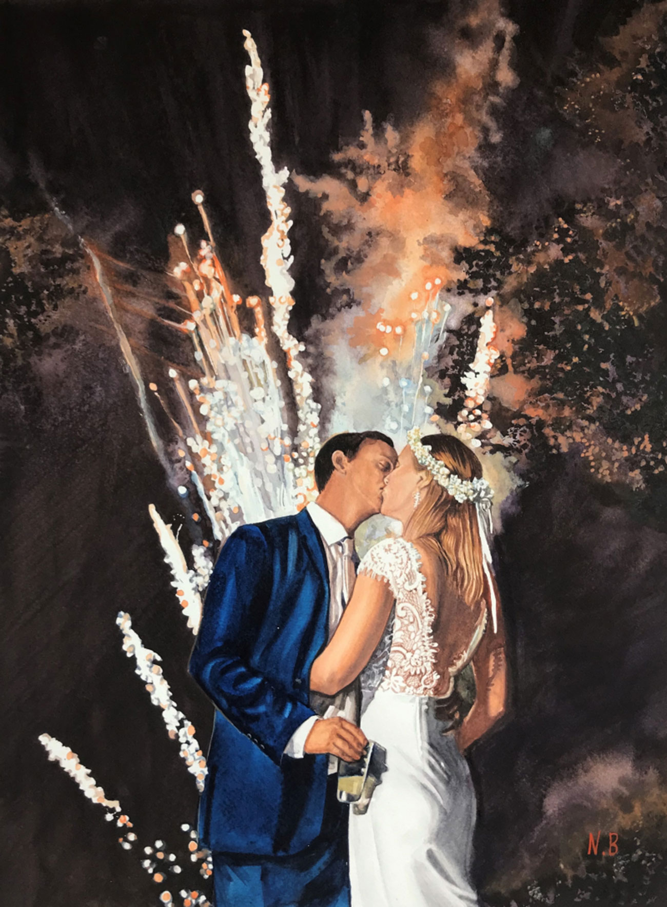 Wedding Portraits | Wedding Paintings | Bridal Portraits