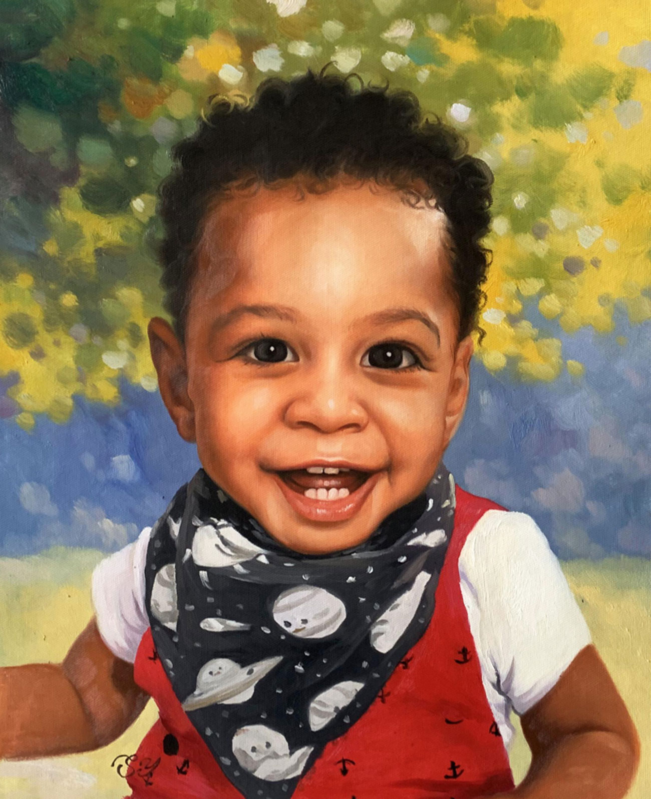 Custom Child Portraits, 100% Hand-Painted By Real Artists | Paint your life
