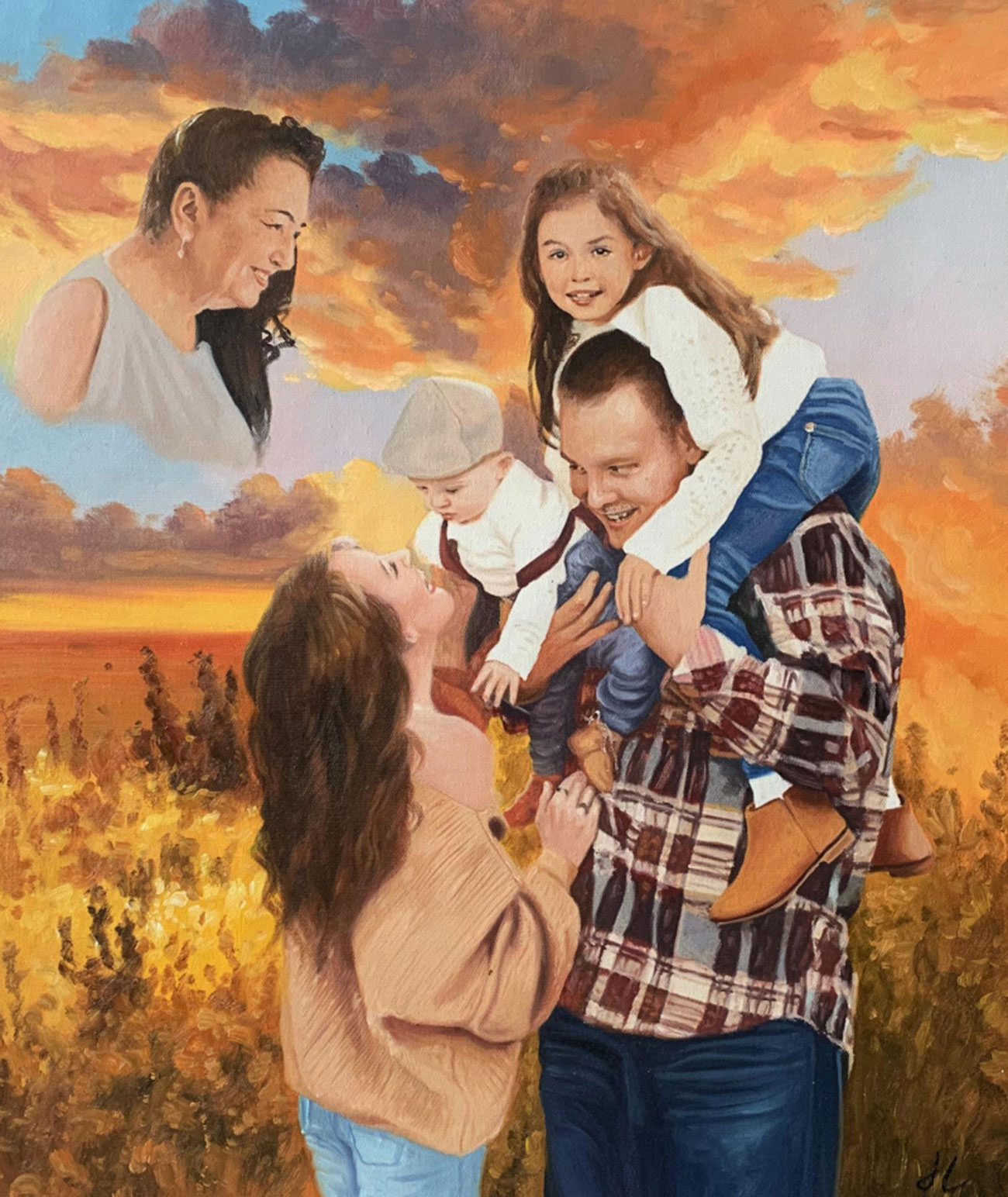 Hand Painted Portraits by Talented Artists | Paint your life