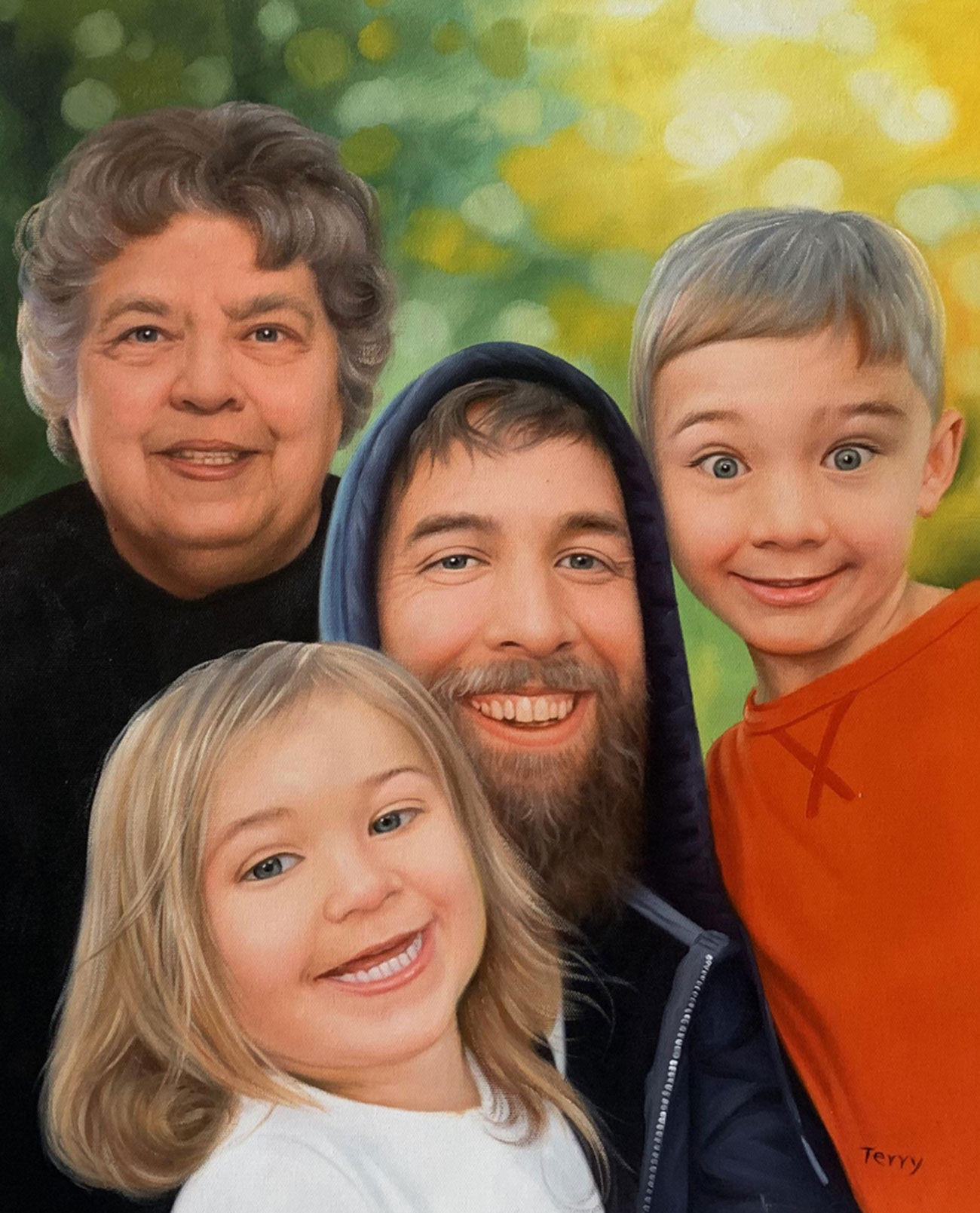 Custom Family Portraits | Family Paintings | Paint Your Life | Paint ...