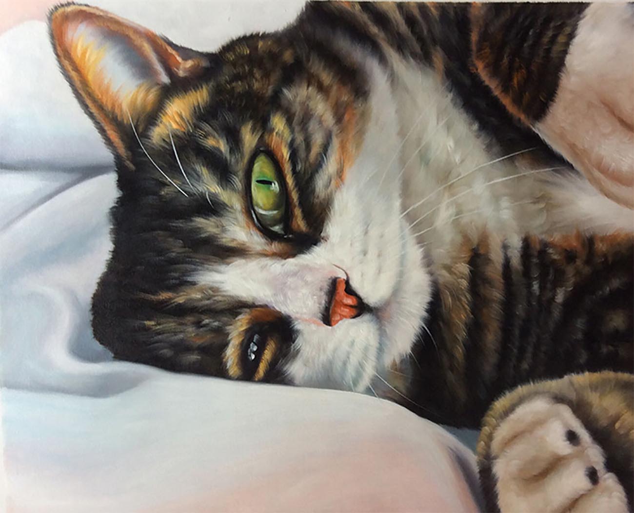 Gallery of Hand Painted Cat Portraits - PaintYourLife | Tim's Gallery