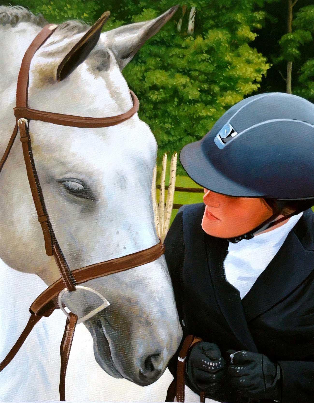 Custom Horse Portrait | Paint Your Life | Paint your life