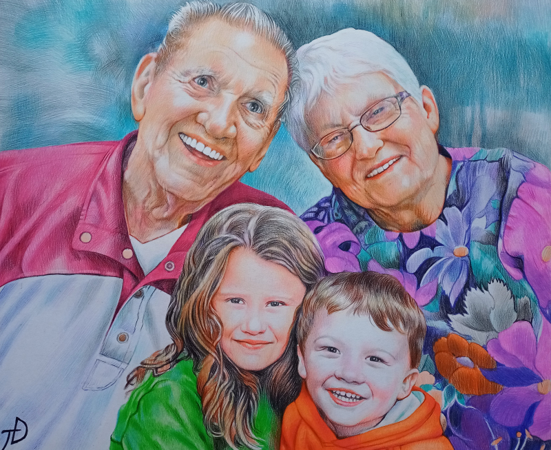 Color Pencil Portraits