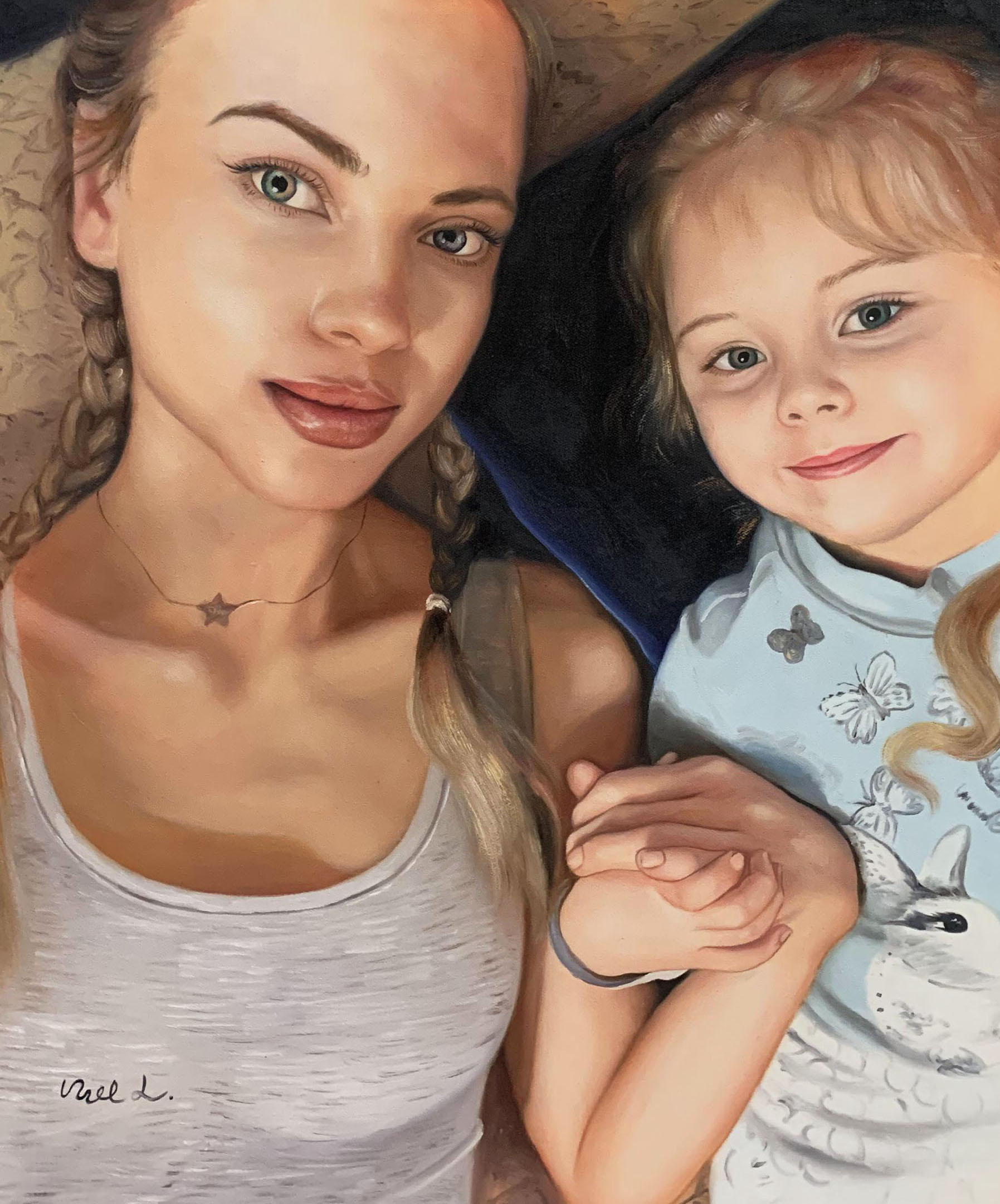 Parents & Children Portraits | Paint your life