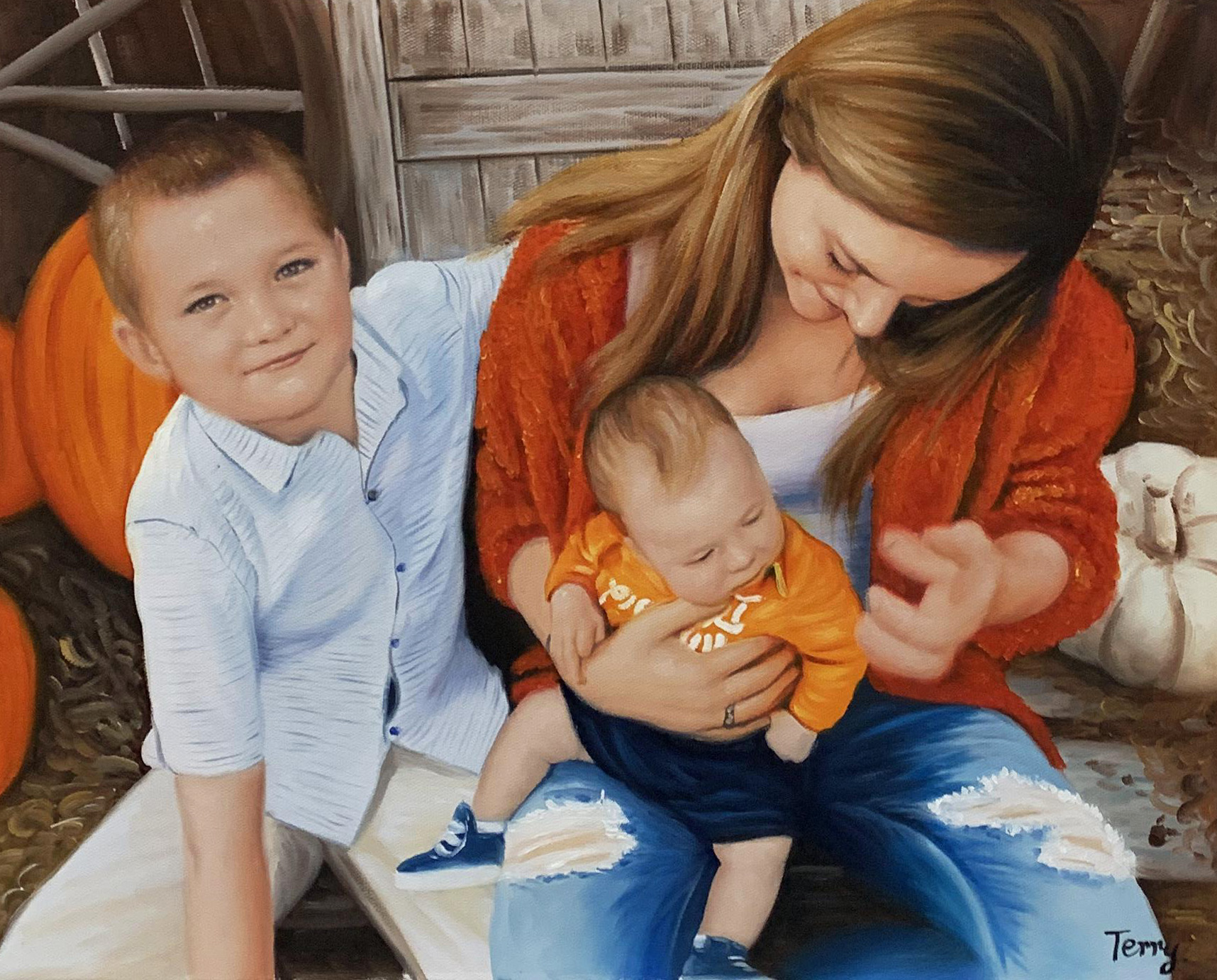 Parents & Children Portraits | Paint your life