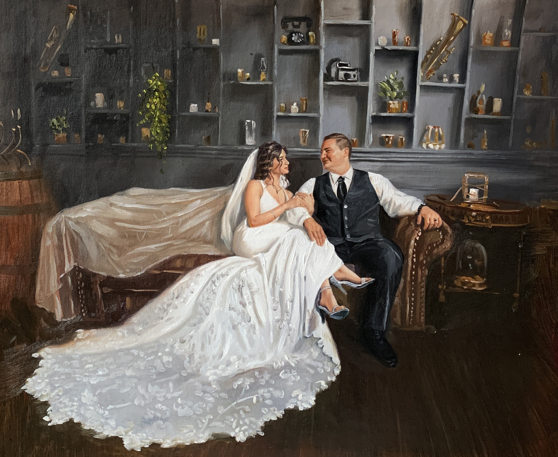 Wedding Portraits | Wedding Paintings | Bridal Portraits | Paint your life