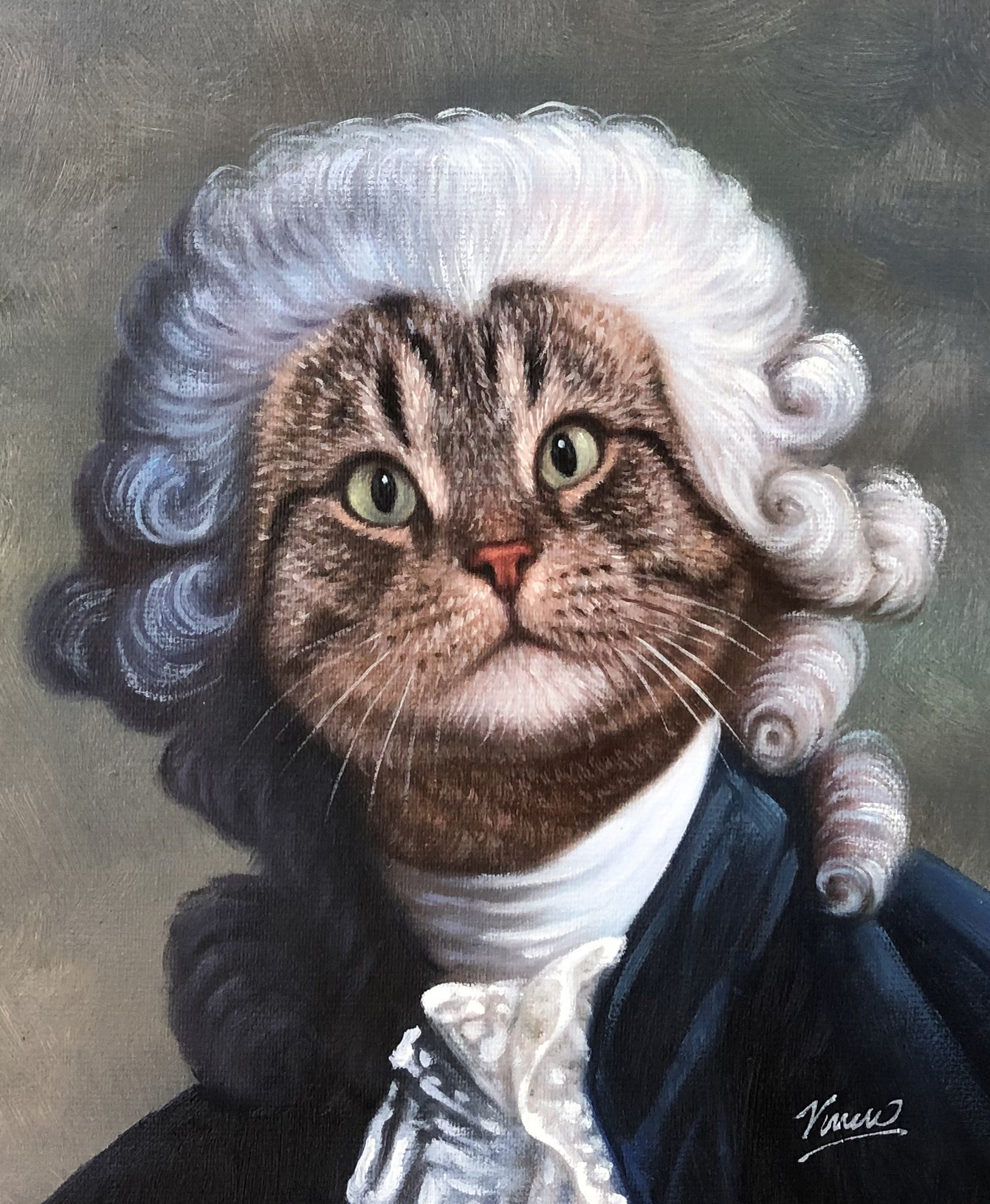 Gallery of Hand Painted Cat Portraits | Paint your life