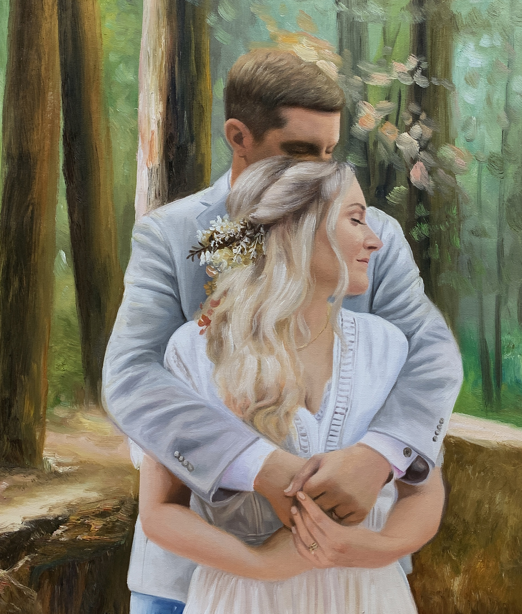 Wedding Portraits | Wedding Paintings | Bridal Portraits | Paint your life