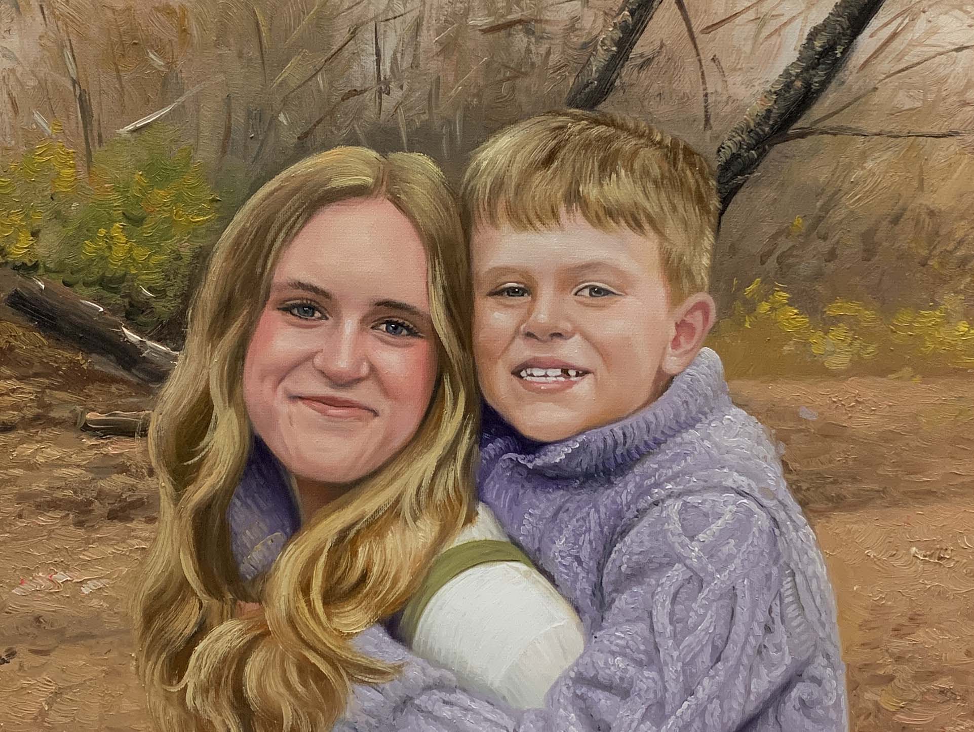 Parents & Children Portraits | Paint your life