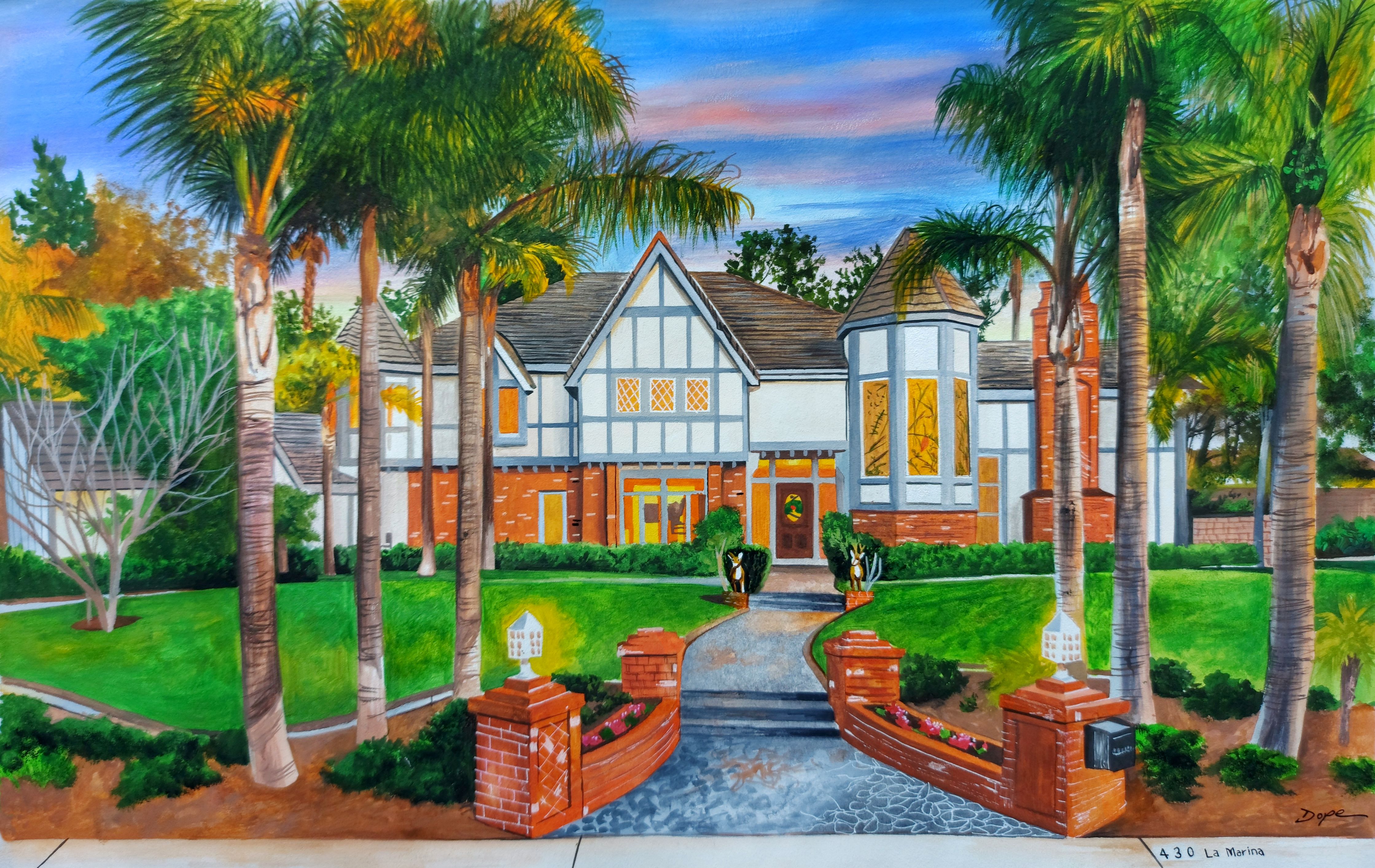 Custom House Portrait | Paint your life