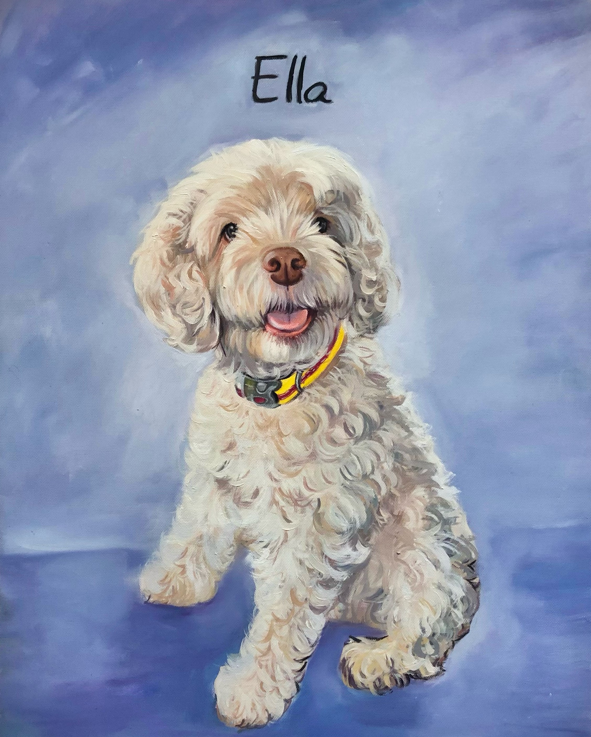 Hand-painted Portraits with Written Messages | PaintYourLife | Paint ...