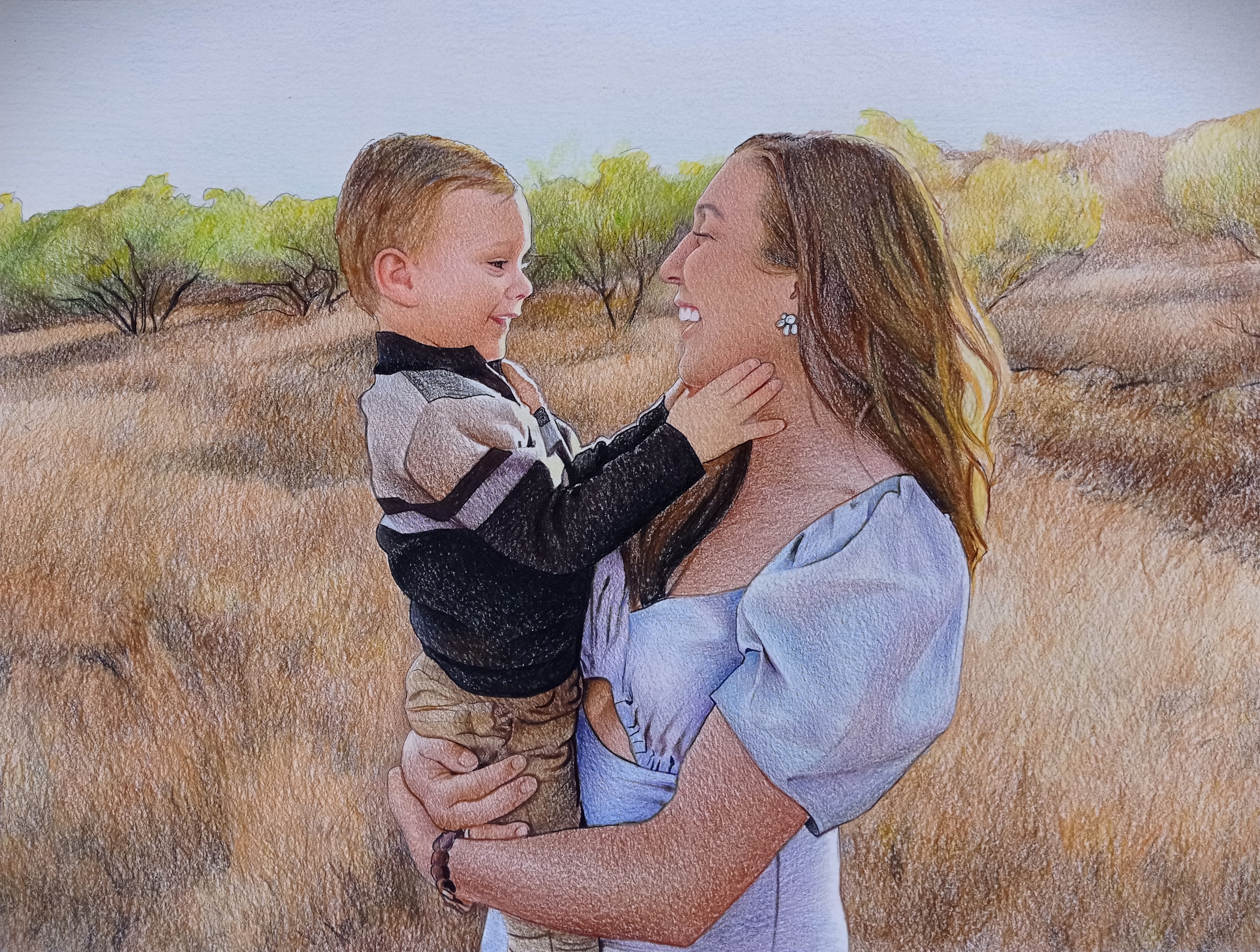 Parents & Children Portraits | Paint your life