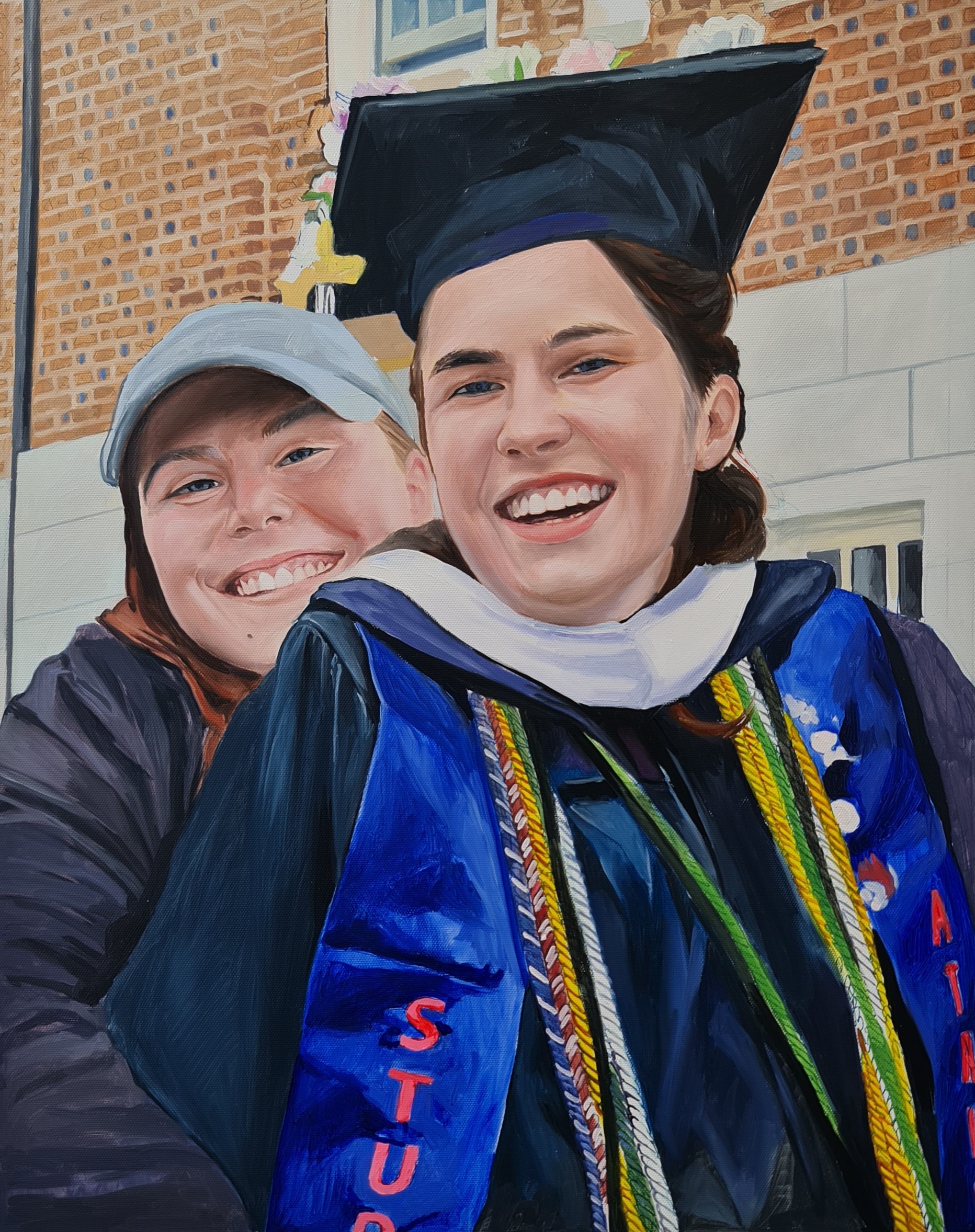 Graduation Portraits with Lost Loved Ones | PaintYourLife | Paint your life