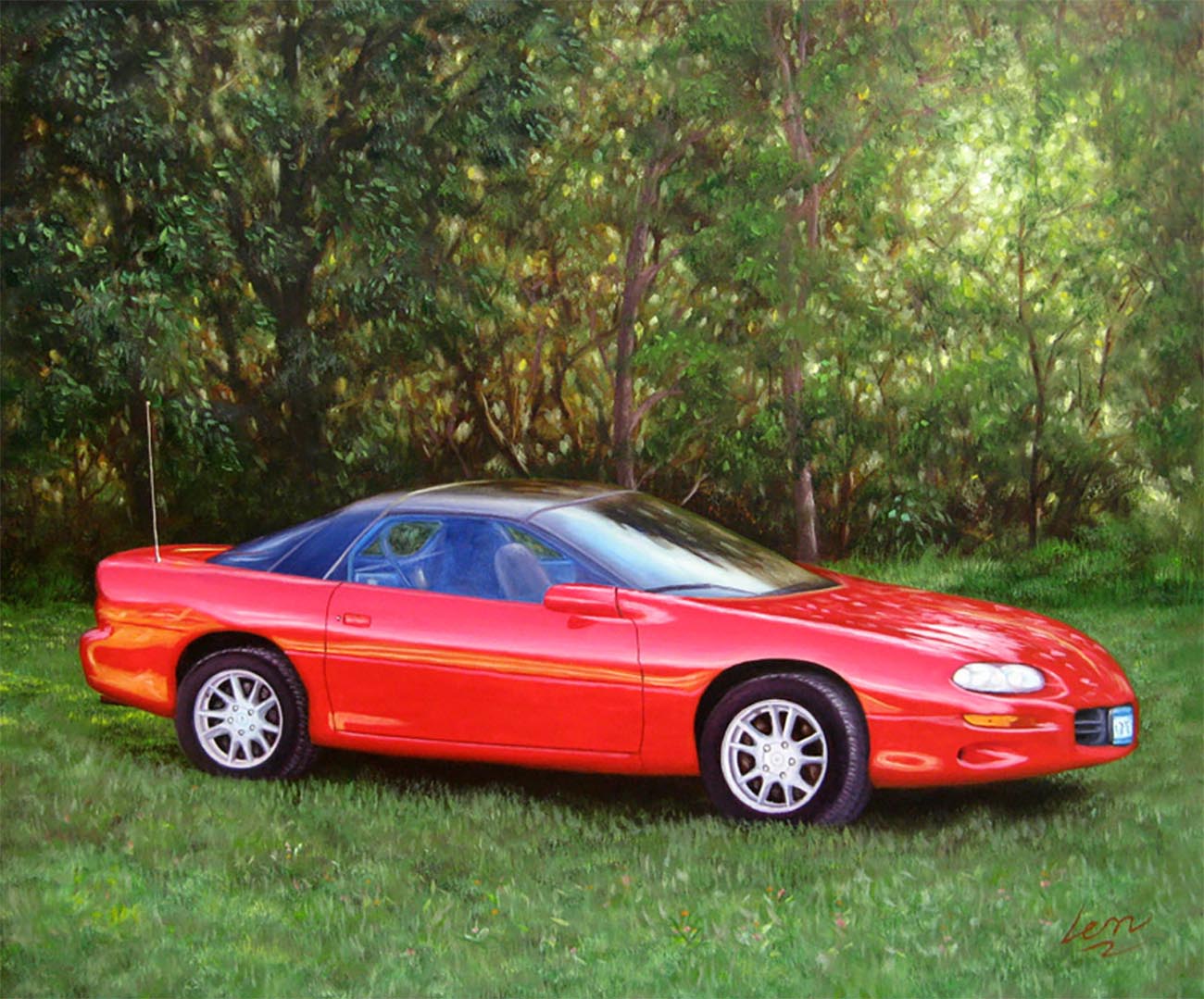 Custom Car Portrait Painting | Paint Your Life | Paint your life