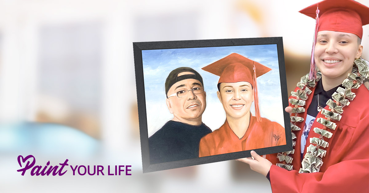 Graduation Portraits with Lost Loved Ones | PaintYourLife | Paint your life