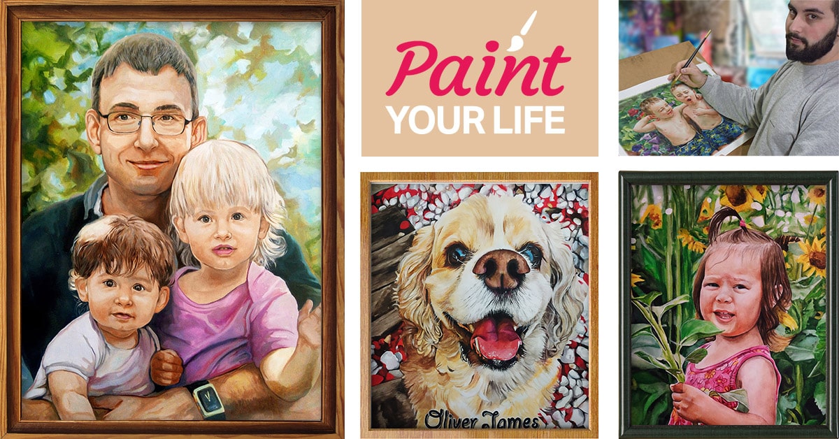 Custom Watercolor Portraits | Paint Your Life